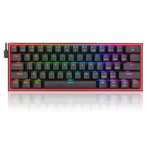 Redragon K616 RGB 61 key mechanical keyboard Black & Red-K616-RGB ...