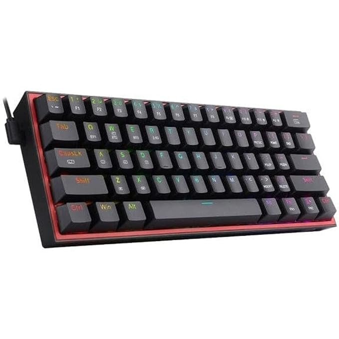 Redragon K616 RGB 61 key mechanical keyboard Black & Red-K616-RGB ...