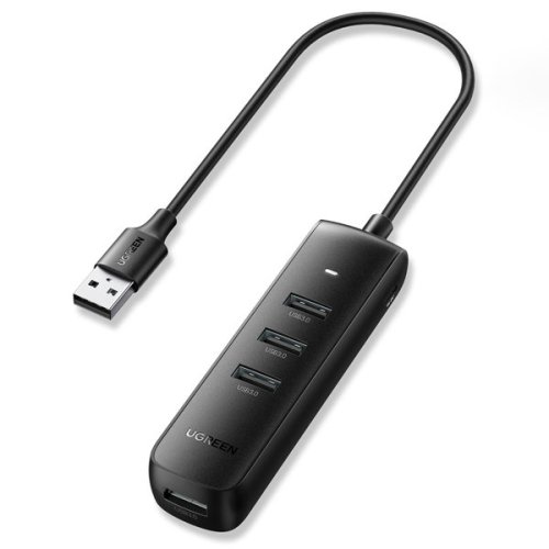 uGreen USB 3.0 4-Port Hub 0.25m (Black) - CM416-10915 - Masasouq