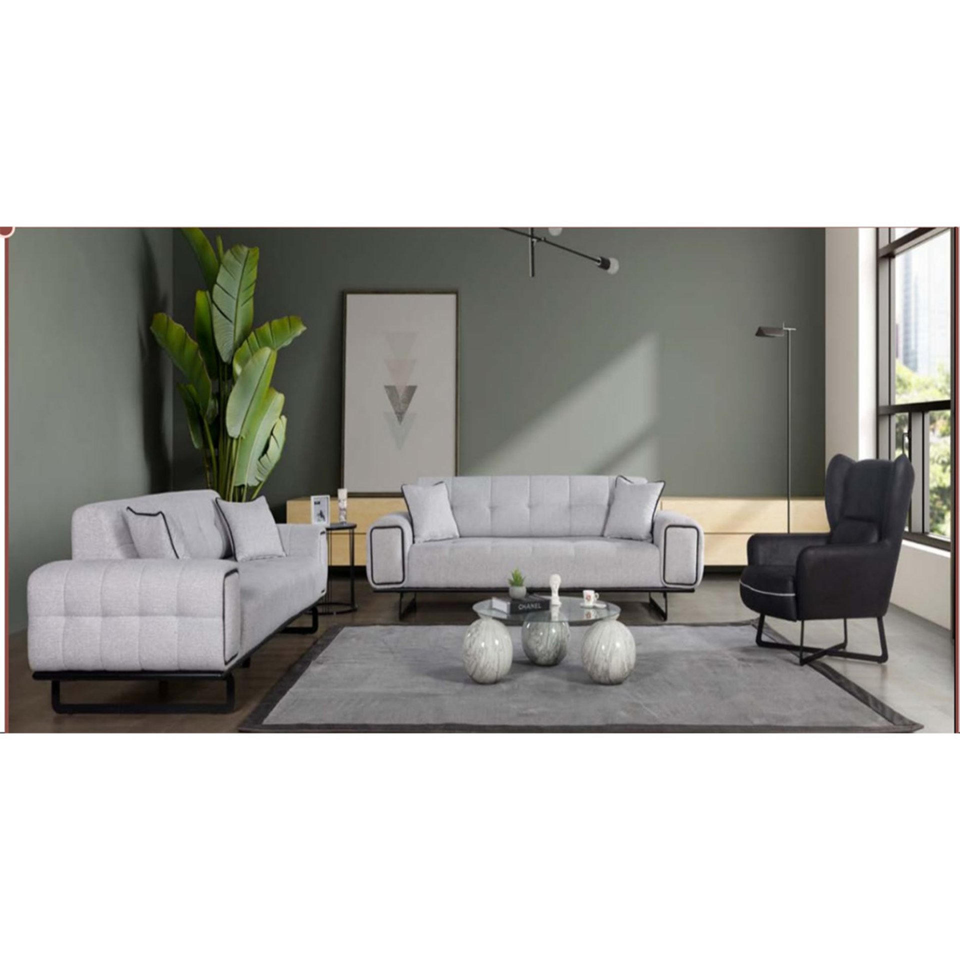 TONALE Sofa Set 3+3+1+1 - Masasouq
